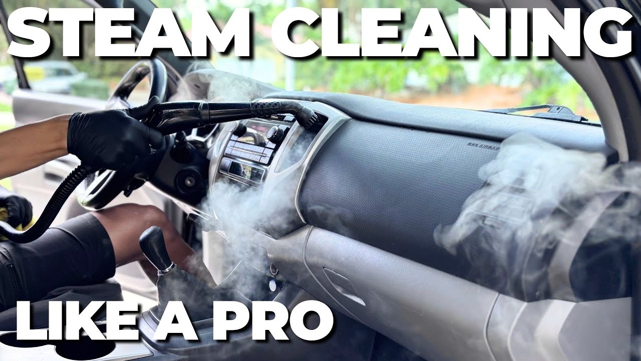 The BEST Guide on How to STEAM CLEAN a Car Interior - McCulloch MC1375 ...
