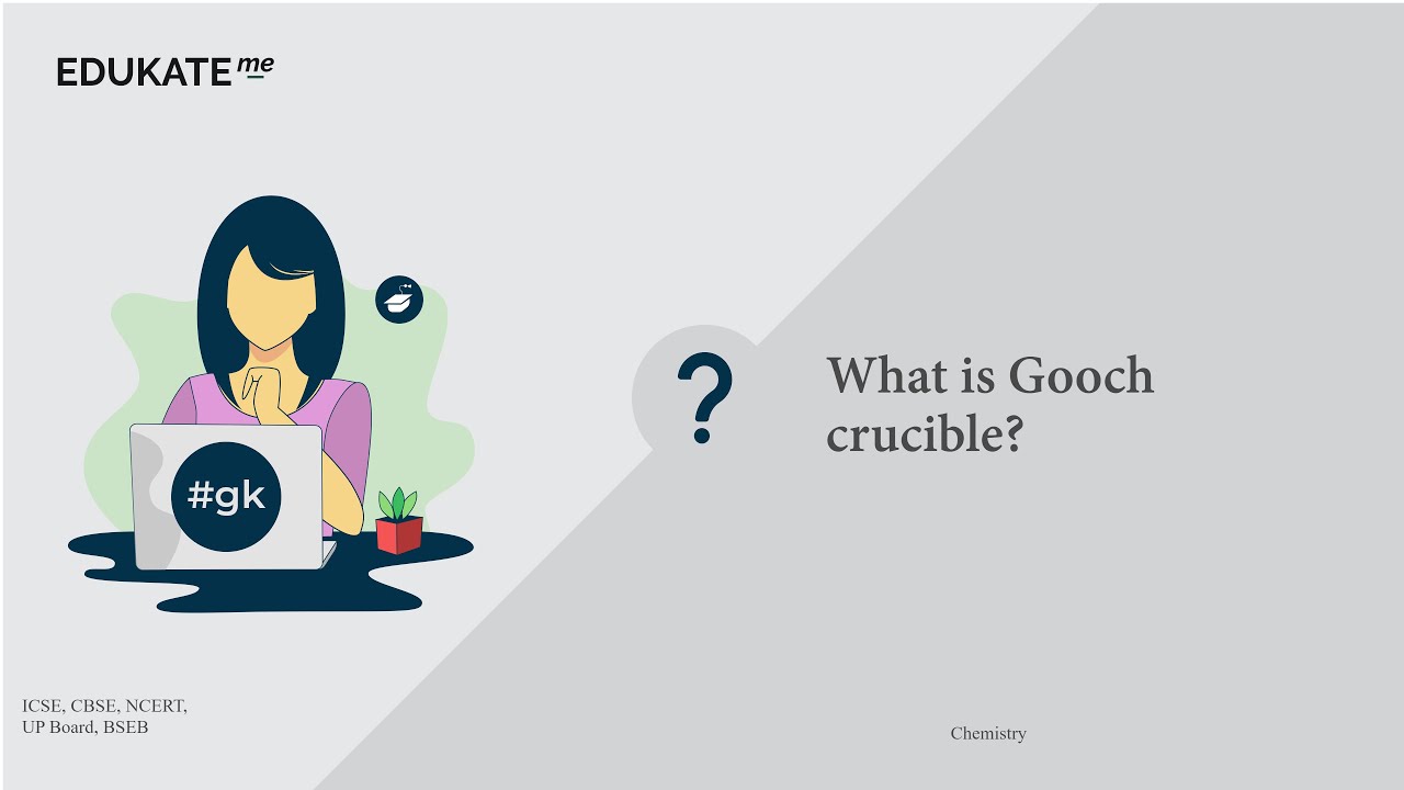 What is Gooch crucible? - YouTube