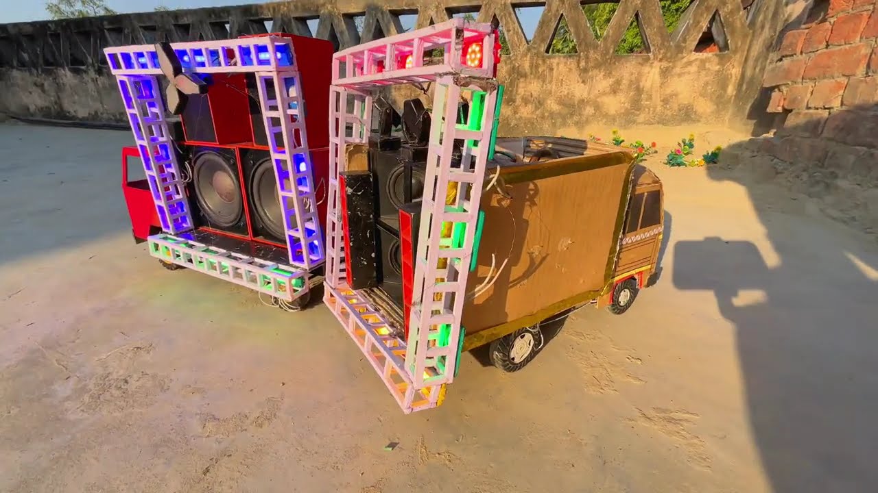 Mini Dj Truck Loading At-New Home big dj set up Mini Dj kese banaye Dj ...