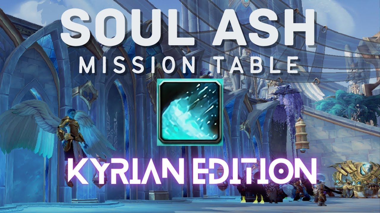 Kyrian Soul Ash Mission Table Companion Choice Walkthrough for Maw ...