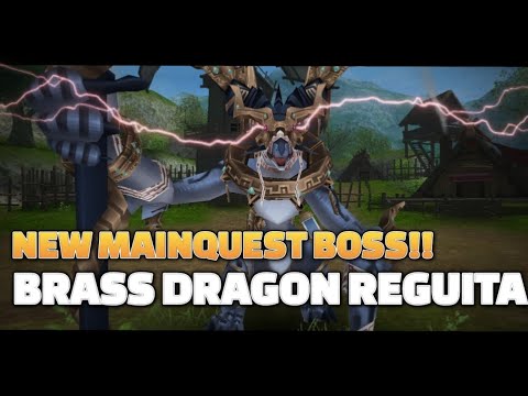 Toram Online - New Main Quest Boss Brass Dragon Reguita Gameplay ...