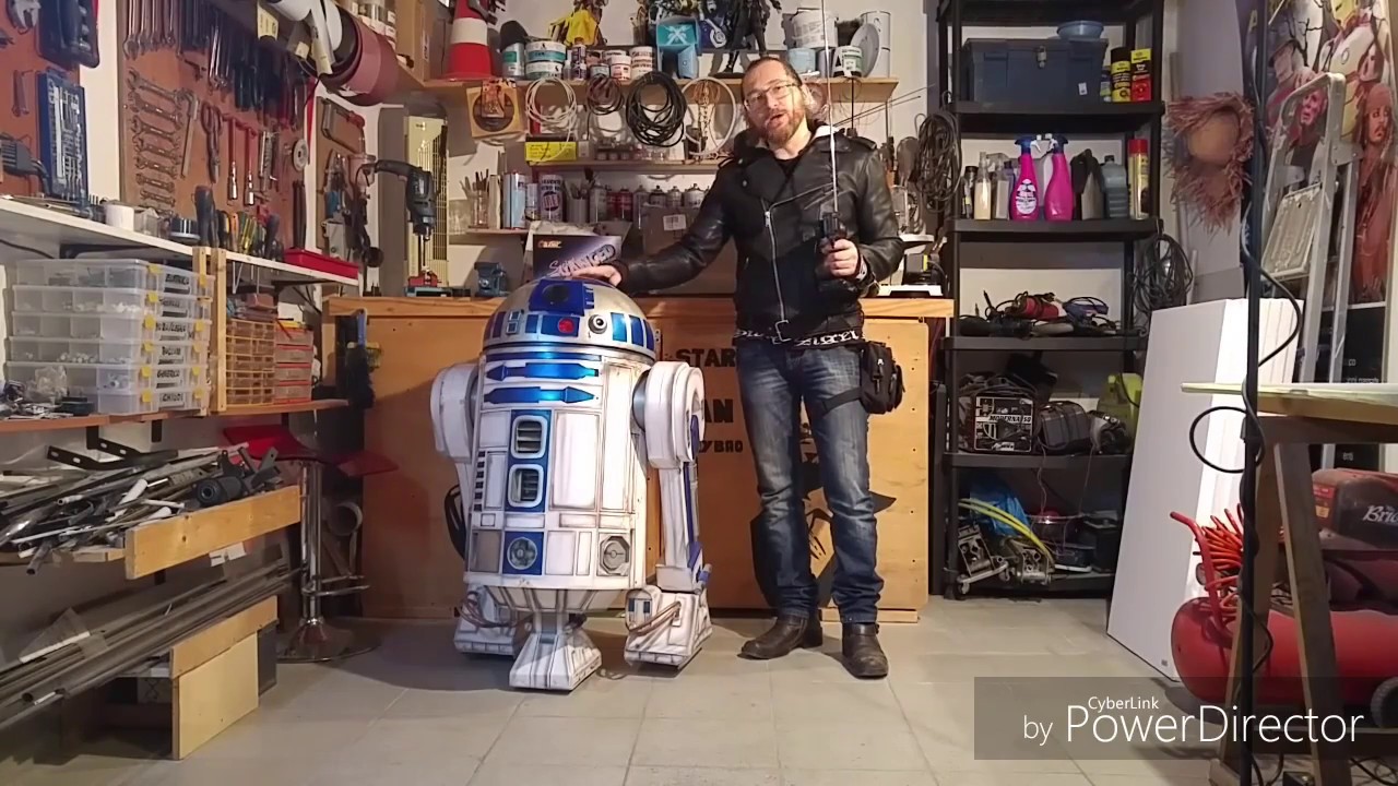 DANY BAO - R2 D2 REAL DROID STAR WARS AUTOMATIZED REMOTE CONTROL HD ...