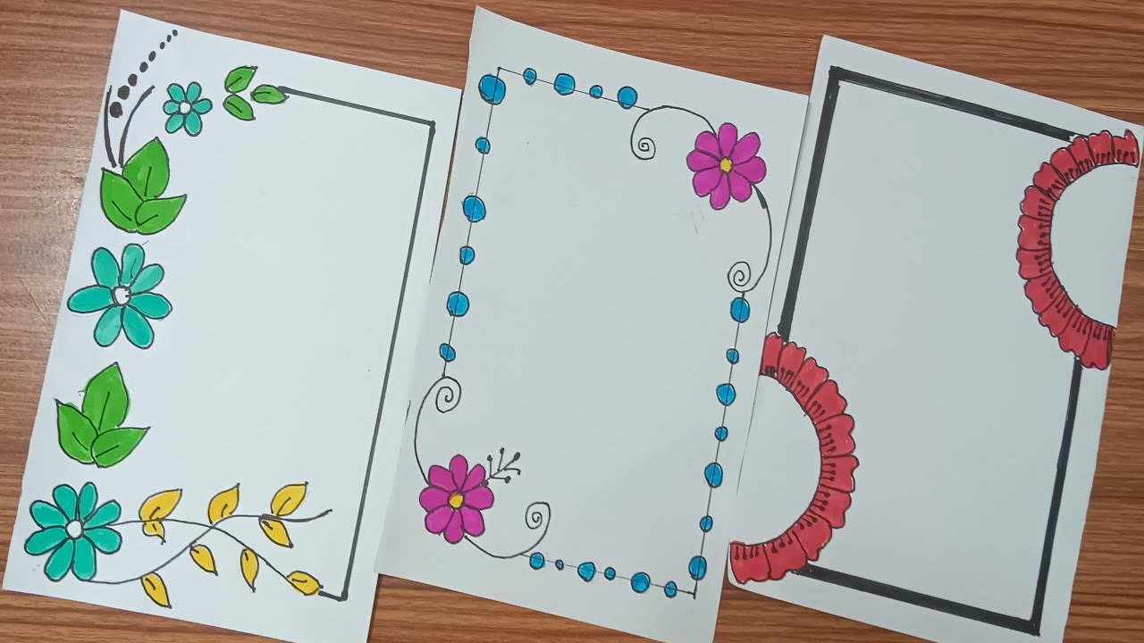 assignment front page border design/project work design/beautiful ...