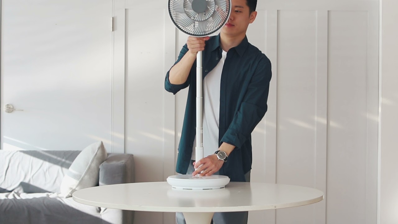 르젠 10인치 무선 접이식 서큘레이터 써큘레이터 LPL-WL100 - YouTube