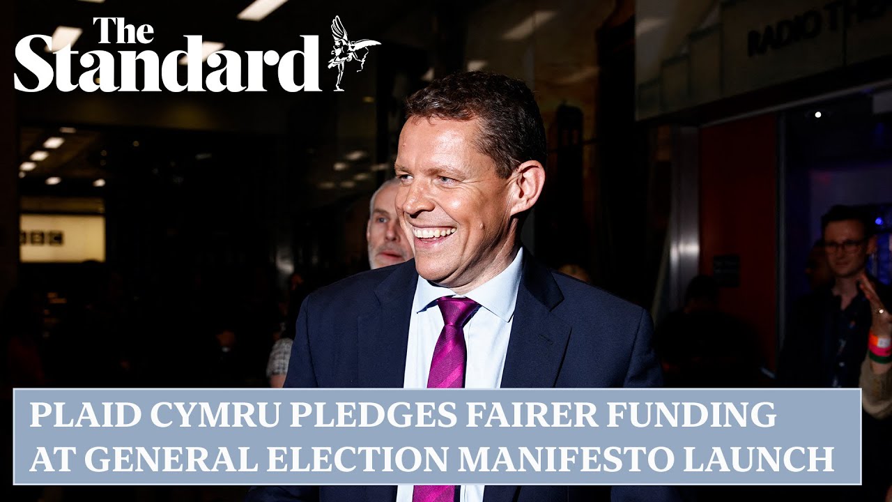 Plaid Cymru pledges fairer funding at General Election manifesto launch ...
