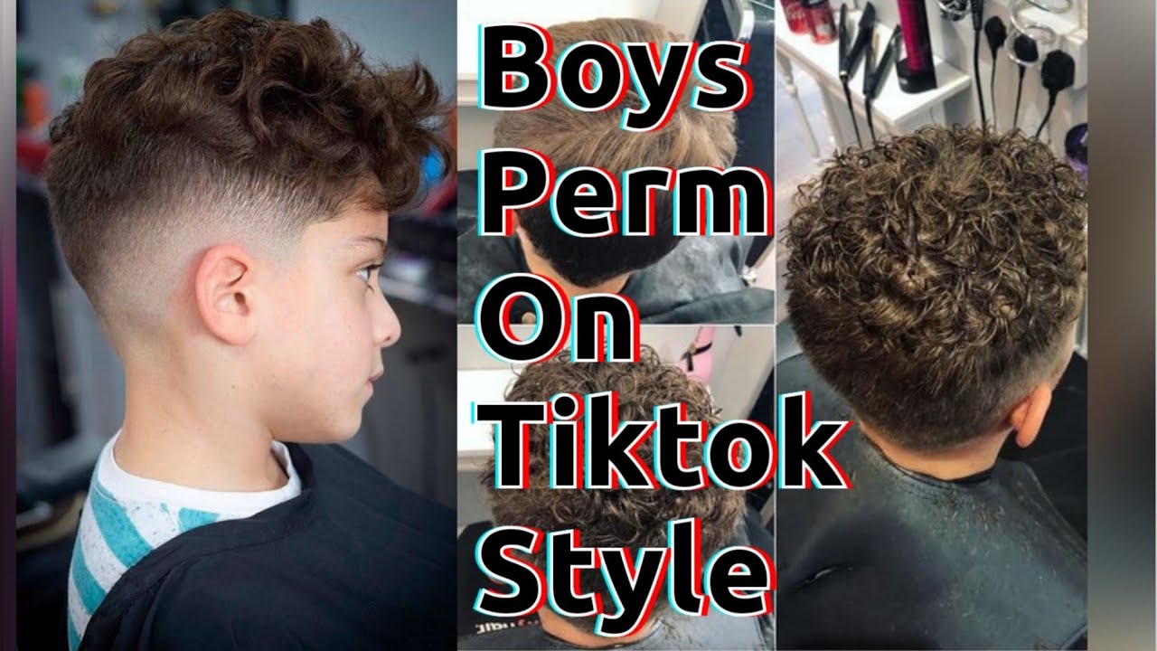 How to Perming On Boy's Hair / Boys Perm On Tiktok Fashion / Shahida's ...
