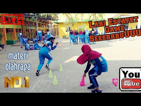 Lari Estafet.. pakai Game lebih seruh - YouTube