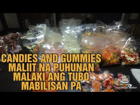 CANDIES AND GUMMIES REPACK. MAGKNU PUHUNAN + COSTING. 1K TUBO SAGLIT LNG. - YouTube