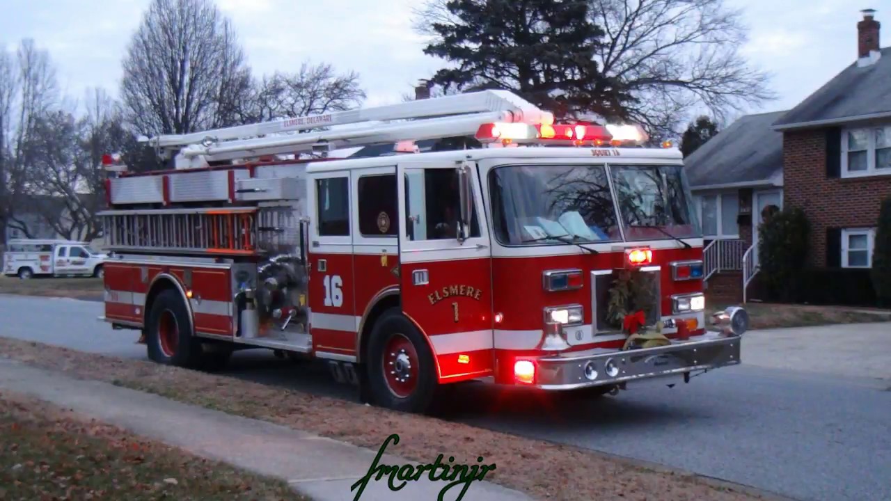 Arriving fire engines to calls 12 29 17 - YouTube
