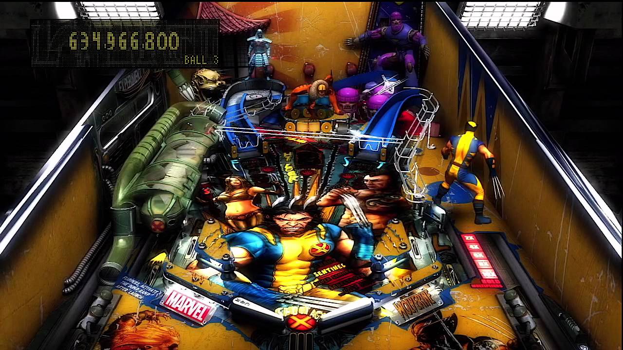 Let's Play Pinball FX2 - Wolverine (Zen Pinball, Marvel Pinball) - YouTube