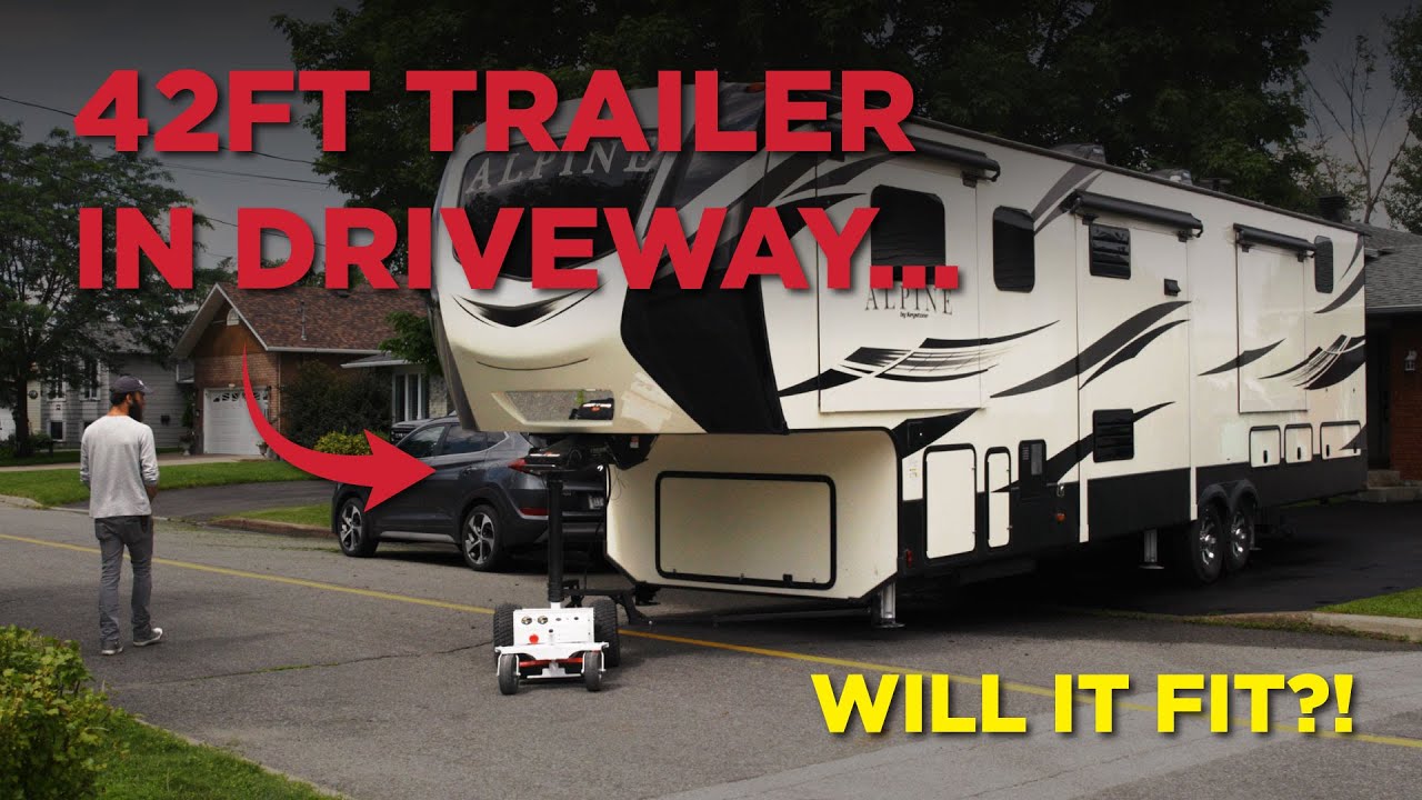 Fitting a 42ft Trailer in a 40ft Driveway - with the Transformer 15K ...
