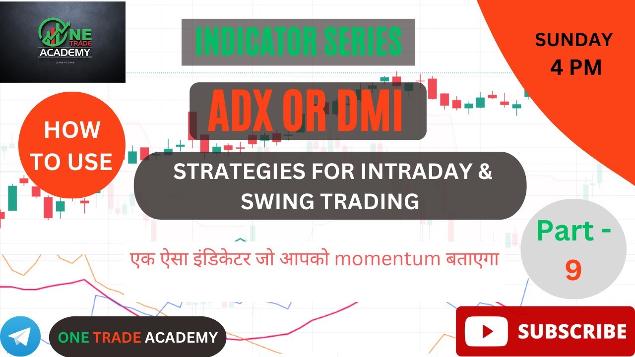 ADX/DMI INDICATOR STRATEGY | HOW TO USE ADX /DMI INDICATOR FOR INTRADAY ...
