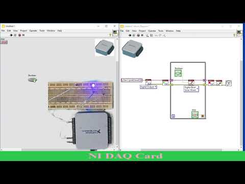 Digital Signal Generation using NI USB 6001 - YouTube