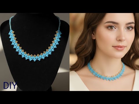 DIY Beaded Necklace Making 🥰| Beads Jewelry Making | Craft Idea's - YouTube