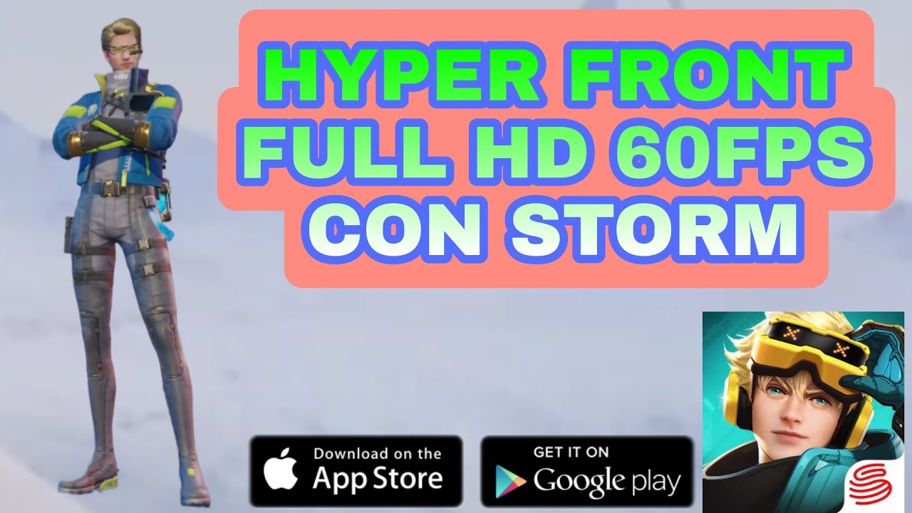 JUEGO MI PRIMERA PARTIDA DE HYPER FRONT GAMEPLAY 60 FPS ANDROID IOS ...