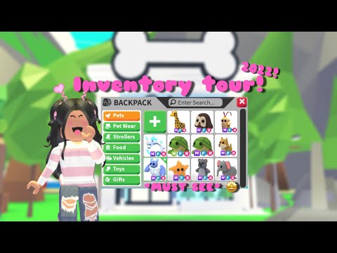 My 2022 Adopt Me inventory tour!! - YouTube