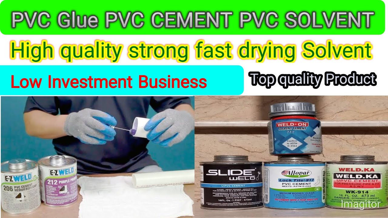 PVC GLUE | PVC CEMENT | PVC SOLVENT | PVC SOLUTION - YouTube