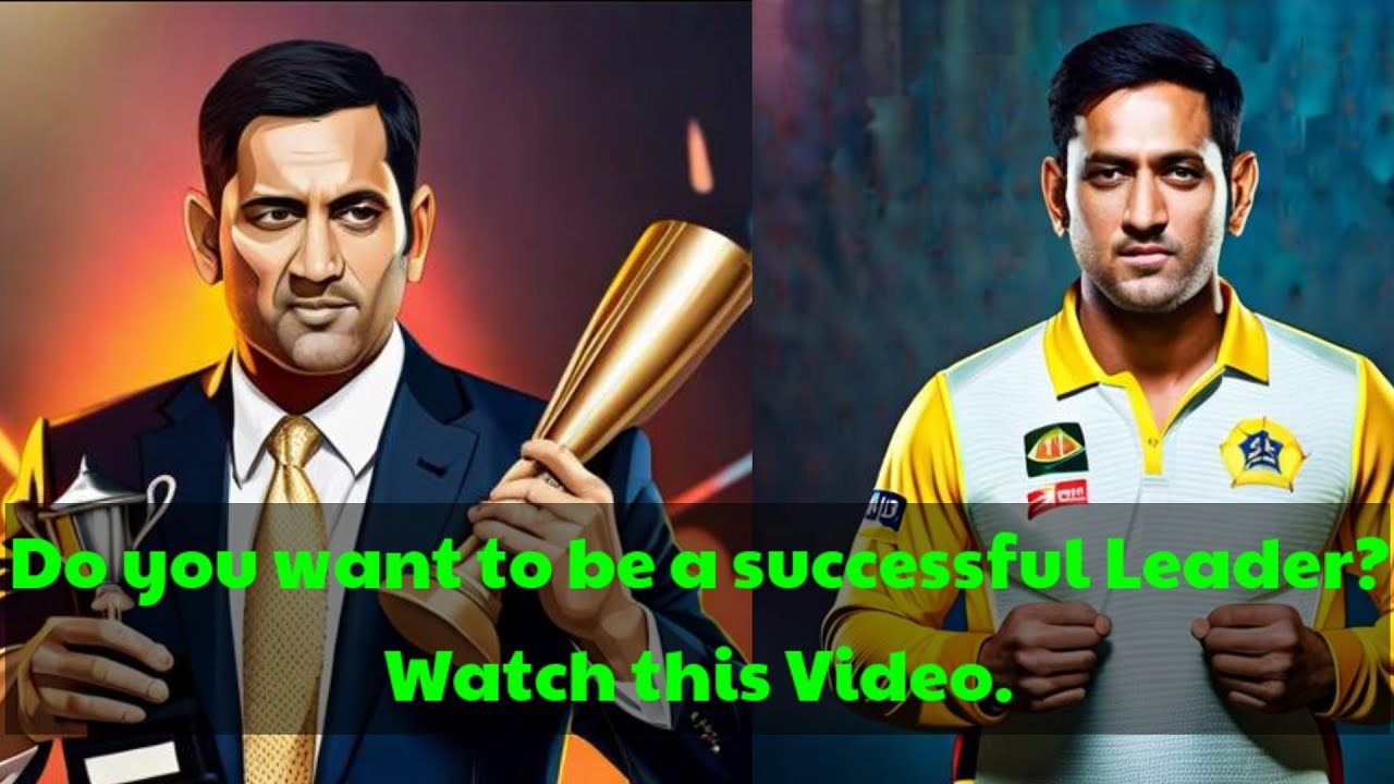 2023 Leadership Qualities: Learnings from Dhoni's Captainship - YouTube