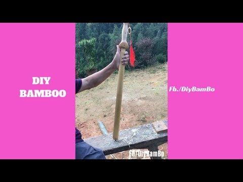 DIY BamBoo | Use bamboo to make a sword - YouTube