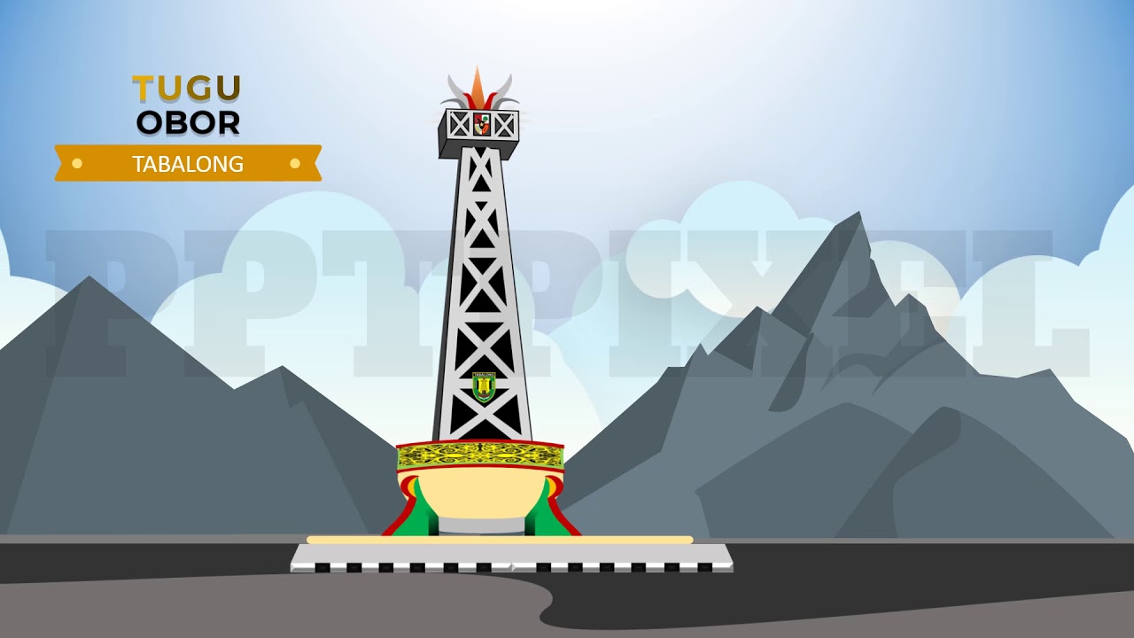 Video Animasi Promosi Desa, Adat, Kebudayaan, Icon Tugu Obor Tabalong ...