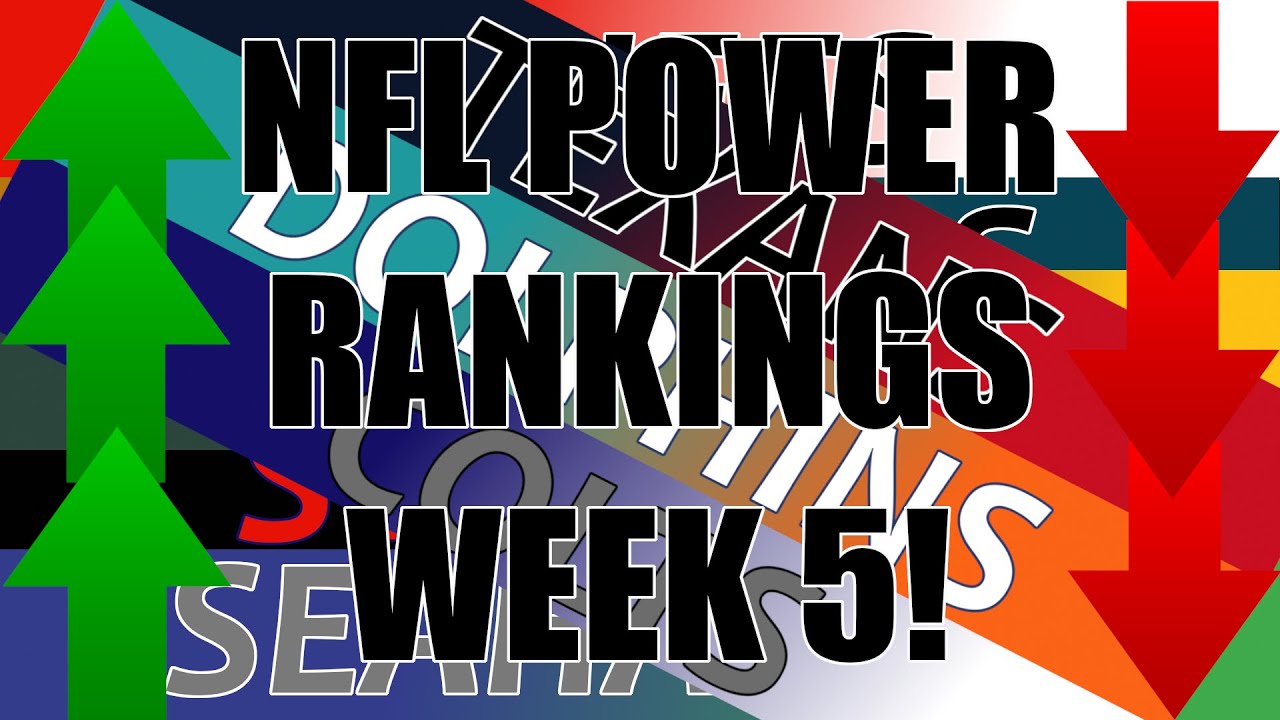 NFL 2020 POWER RANKINGS WEEK 5!!! - YouTube