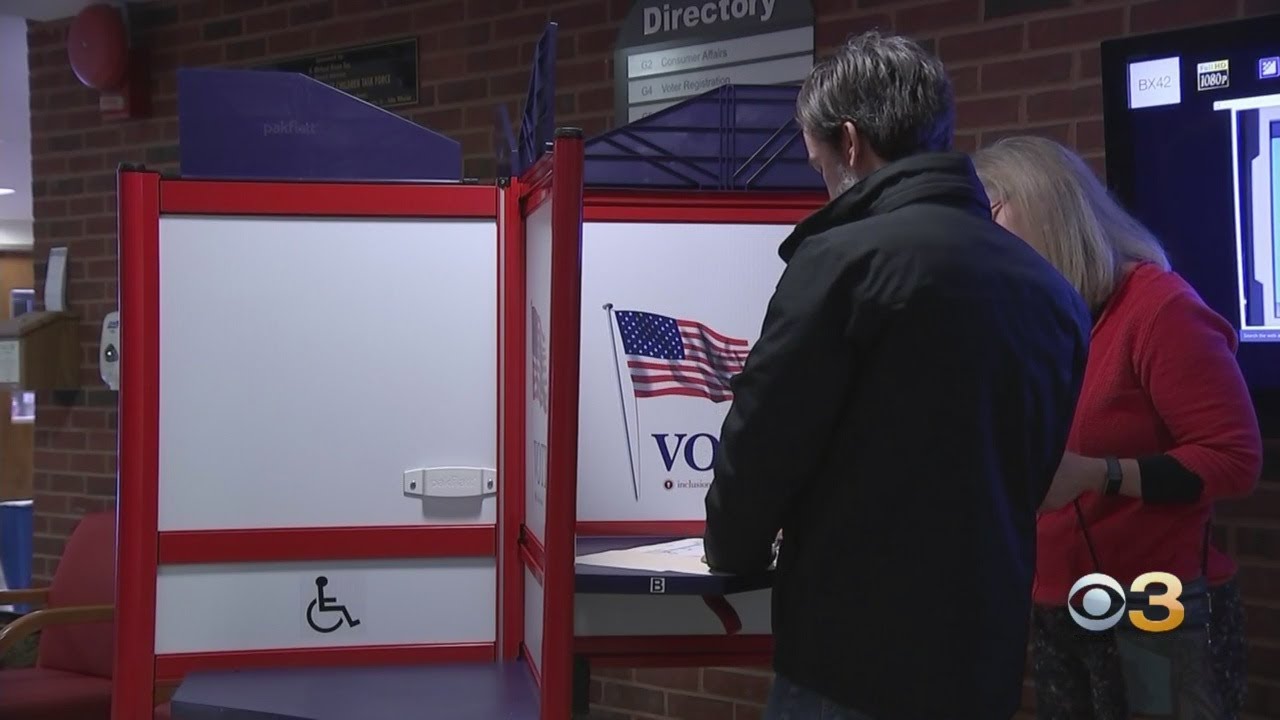 Voters Test Out Delaware County's New Voting Machines - YouTube