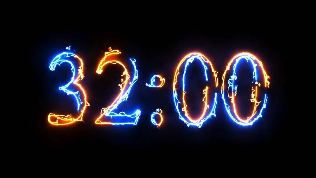 32 Minute Timer - 1920 seconds Timer - Clean & Simple [ELECTRIC] - YouTube