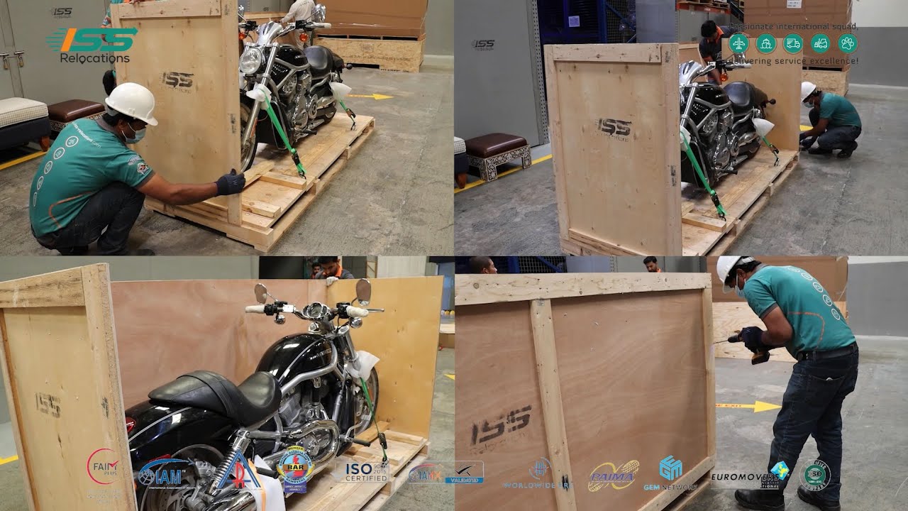Motorcycle Shipping - How It's Done (Crating an Harley Davidson Fat boy ...
