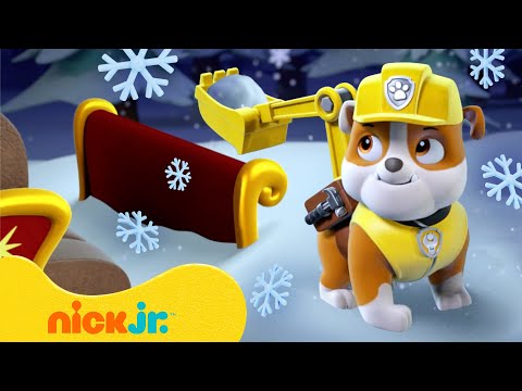 Paw Patrol | Rescates navideños de PAW Patrol y Rubble 🎄❄️ | 1 hora | Nick Jr. en Español