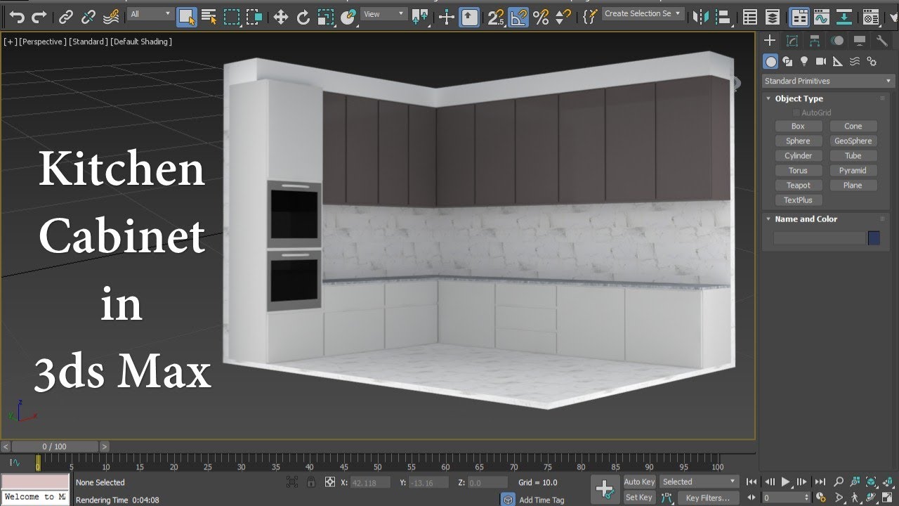 kitchen cabinet in 3ds max | kitchen in 3ds max | create kitchen ...