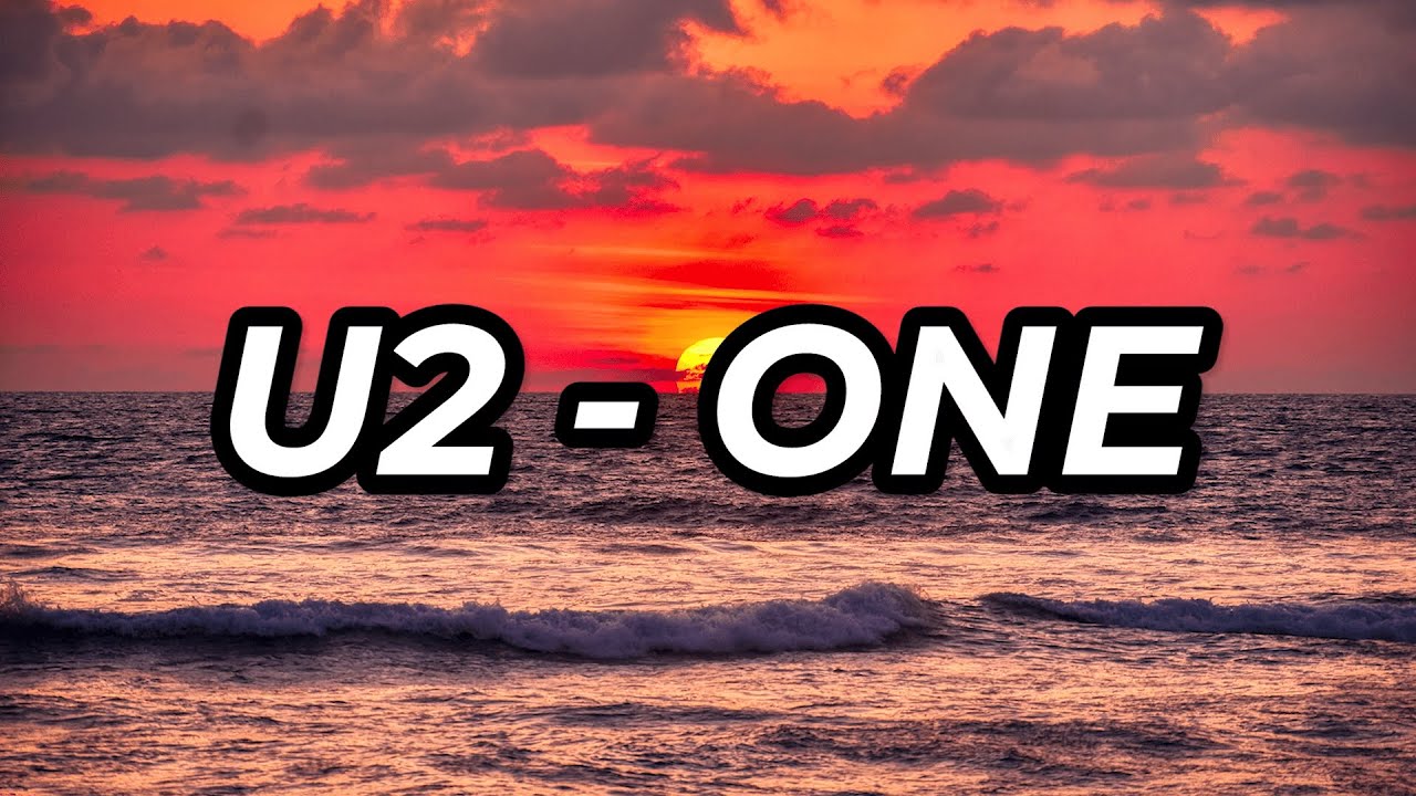 U2 - One (Guitar Acoustic Cover) + Lyrics - YouTube