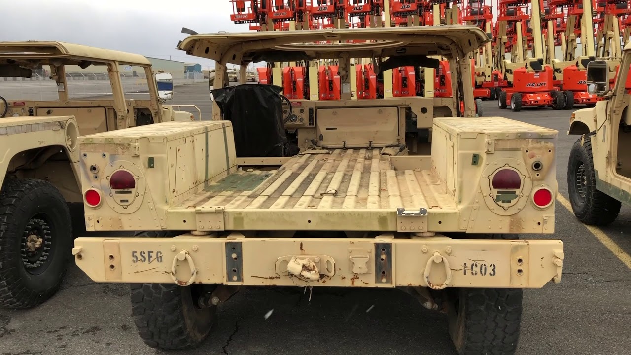 1995 AM General M1025A2, 4 X 4, 1 ton ARMT CAR, utility truck. S/N ...