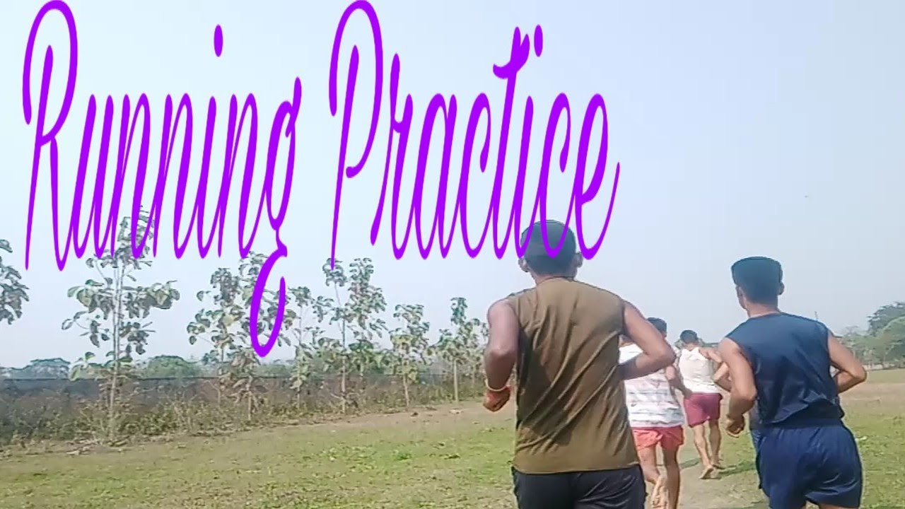 Marathon running practice Indian runner - YouTube