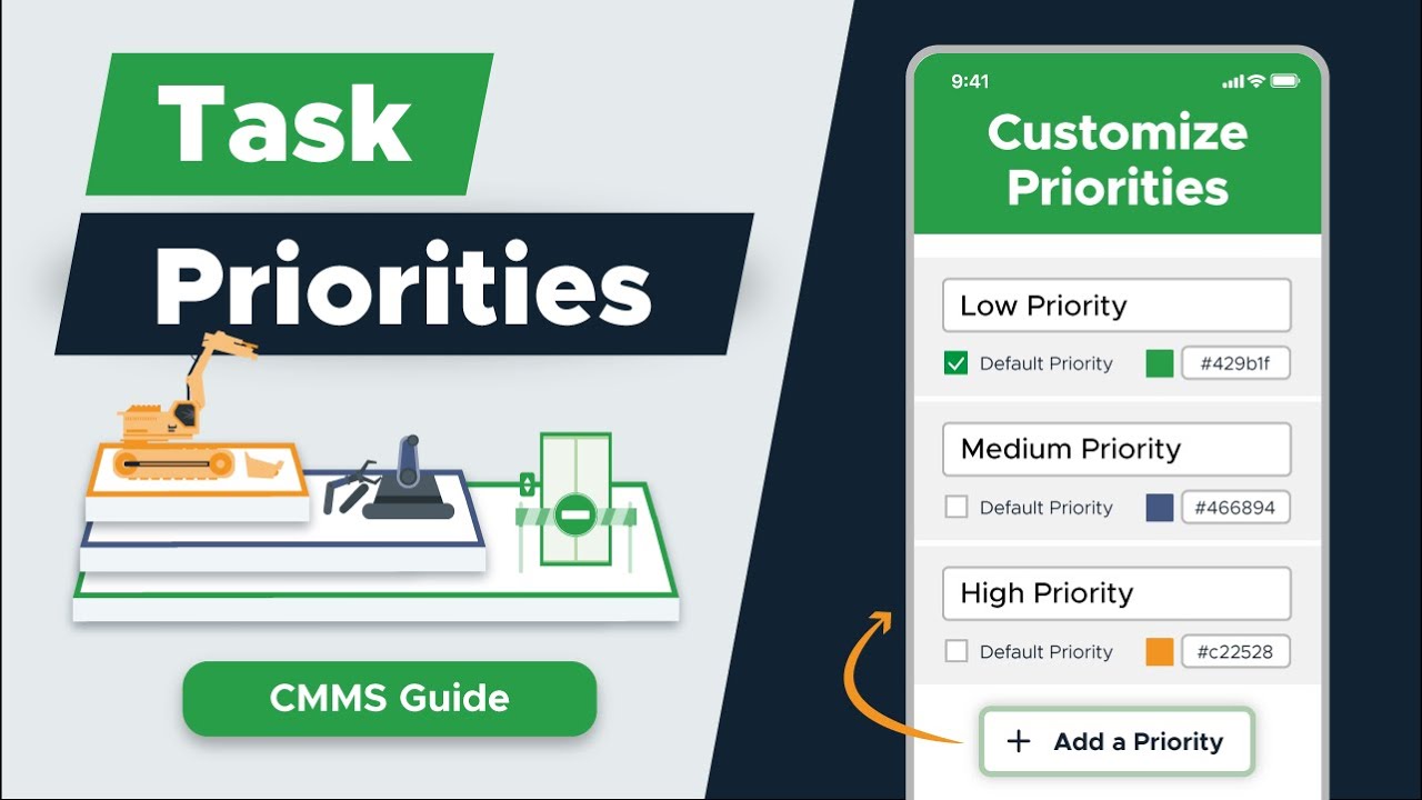 Task Priorities | CMMS Tutorial - YouTube
