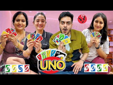UNO Reverse Hogaya 😰🥵 UNO Challenge with Family 😍🔥 Rachit Rojha Vlogs