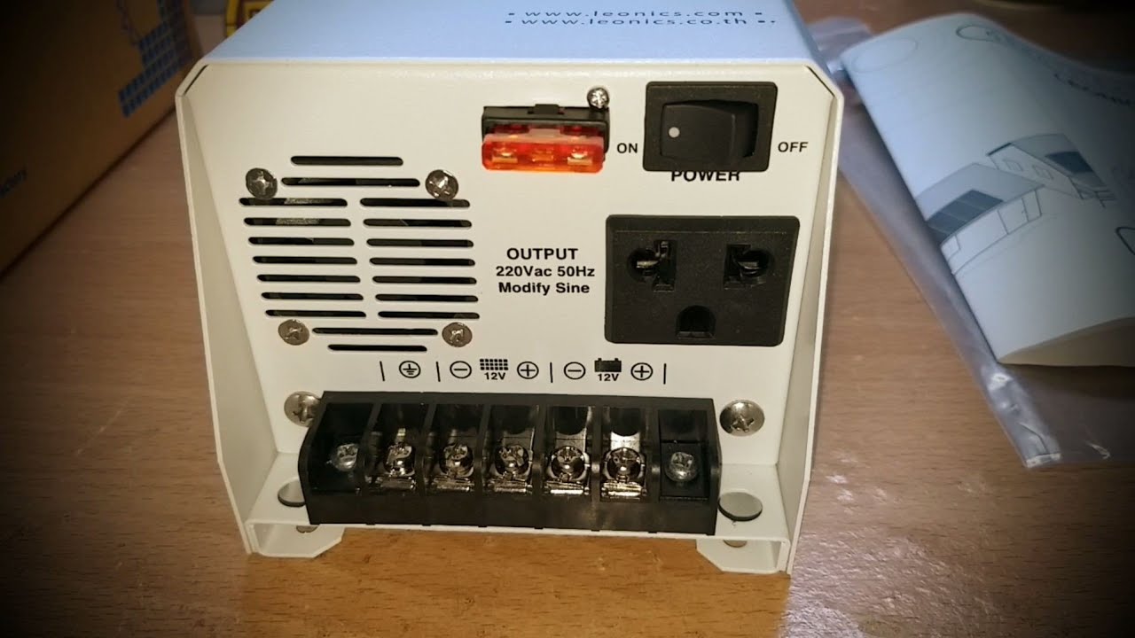 LEONICS APOLLO S-120A โซล่าชาร์จเจอร์ ที่มี Inverter ในตัว สำหรับระบบโซ ...