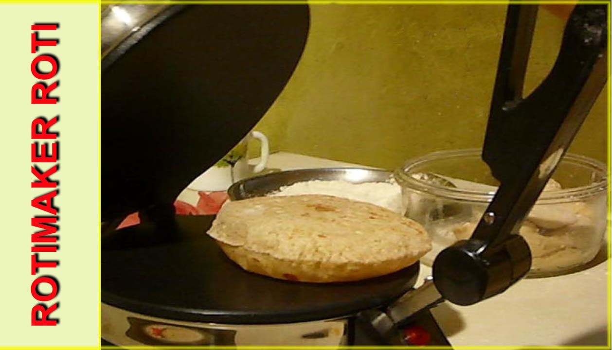 roti maker - chapati roti making machine - YouTube