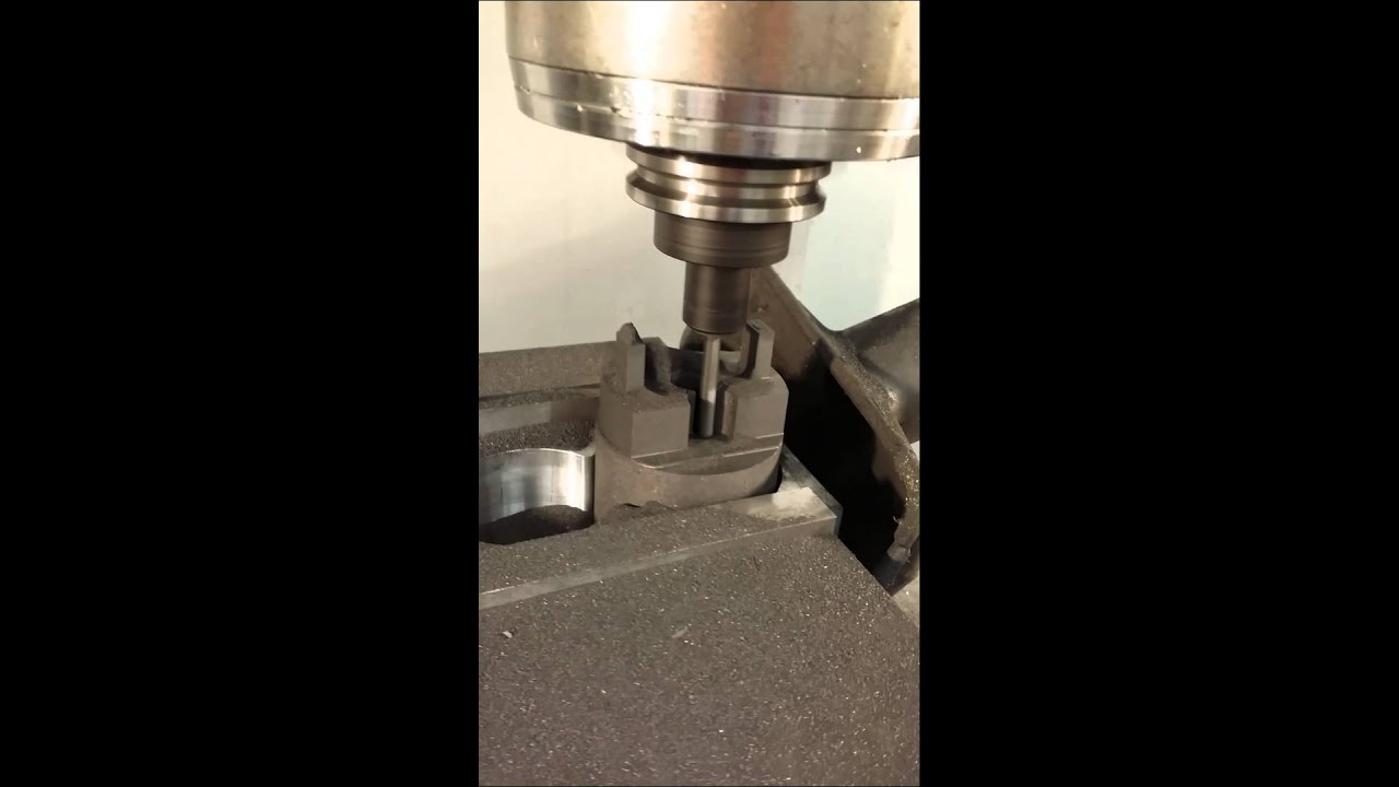 CNC machined graphite piston - YouTube