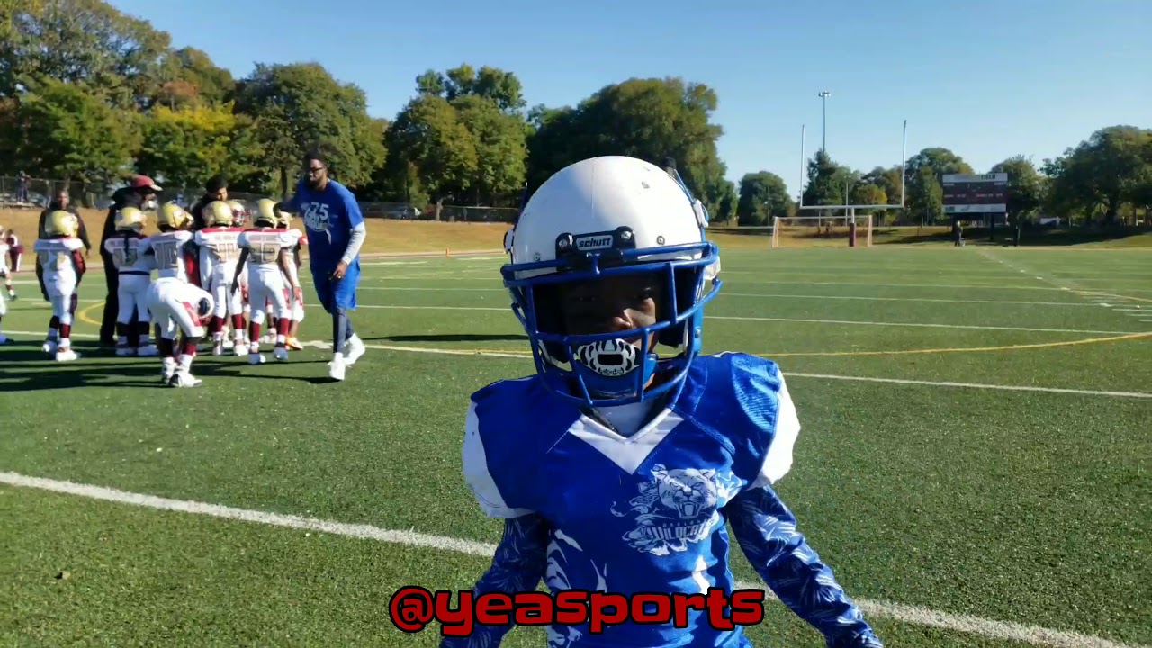 Aiden "AP" Porter| #1| CB| Oaklane Wildcats (Tiny Mites) - YouTube