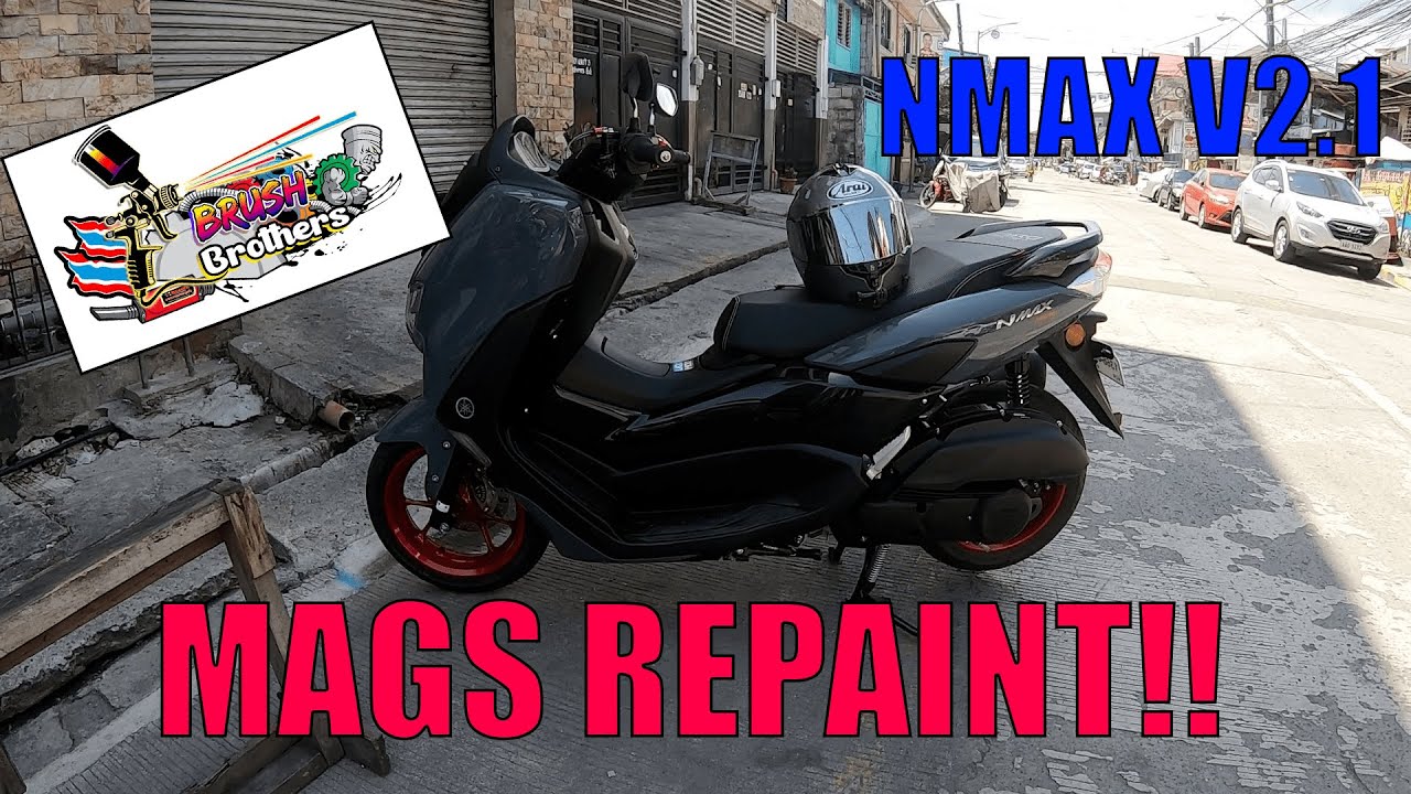 BRUSH BROTHER MAGS REPAINT | CANDY RED MAGS | MAGS REPAINT | NMAX V2.1 ...