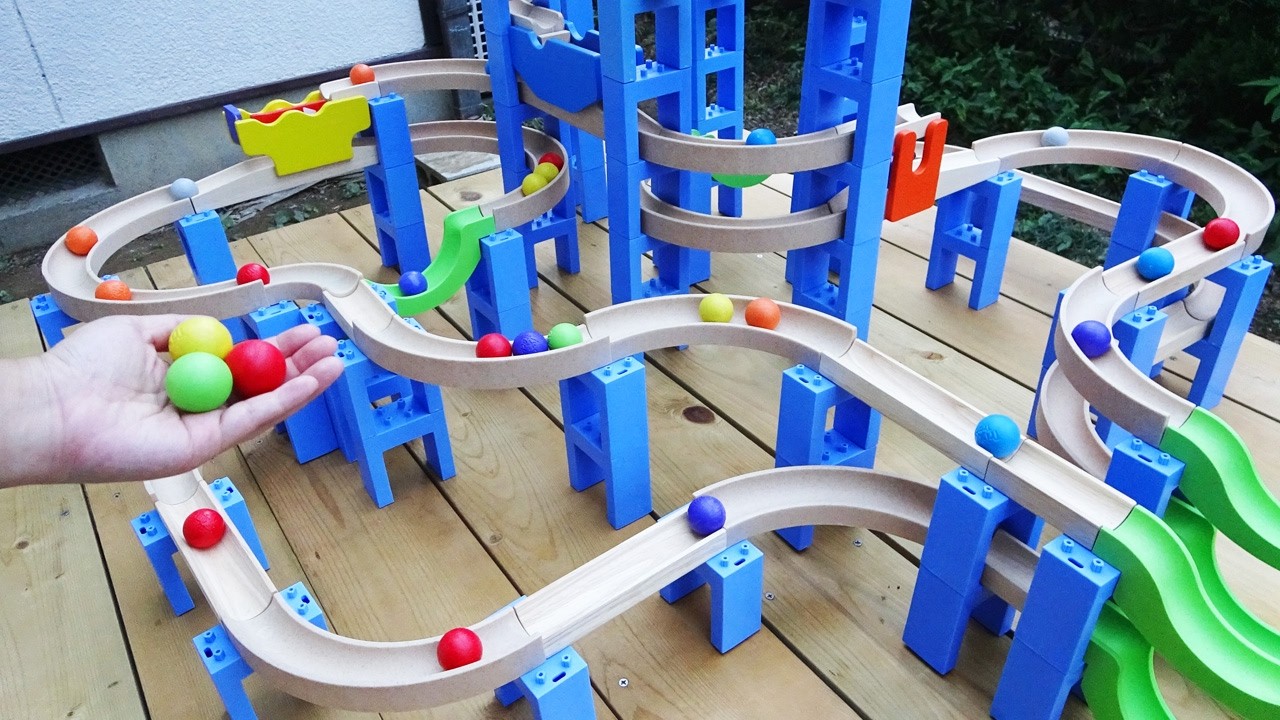 Marble Run Race☆TrixTrack 4 Slope Long Special Course - YouTube