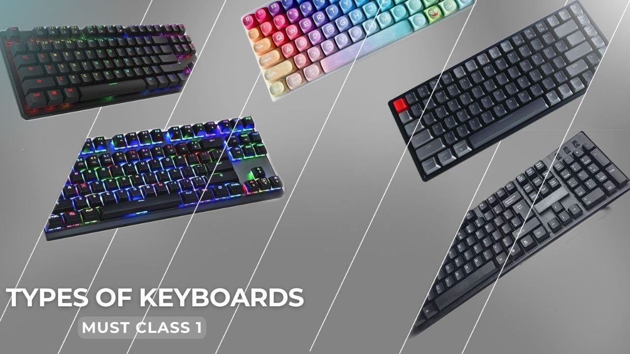 Types of Keyboards Explaination || Mastering the Keyboard Class 1 - YouTube