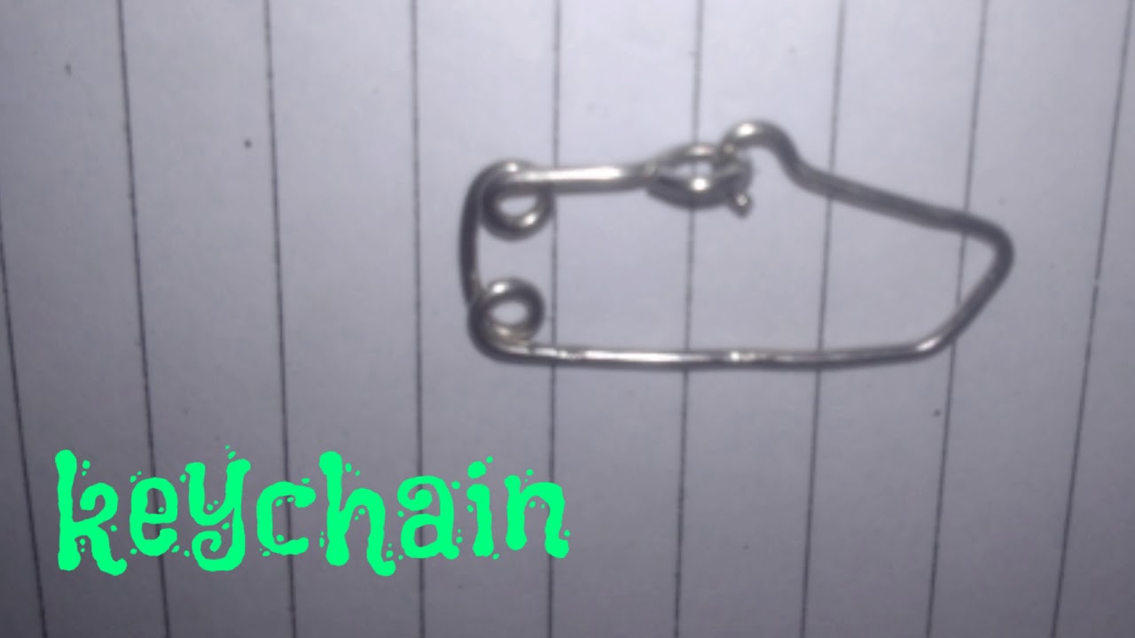 paper clip to keychain - YouTube
