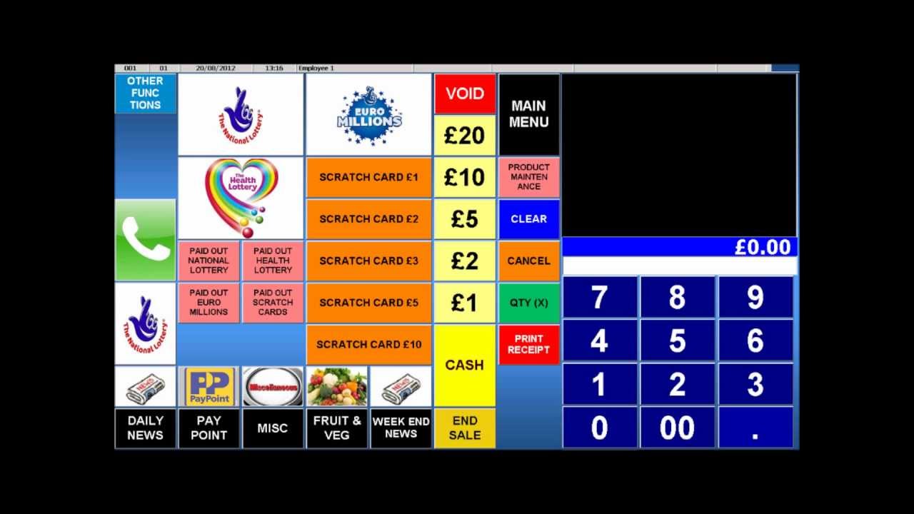 Point Of Sale CTN Epos Screens - YouTube