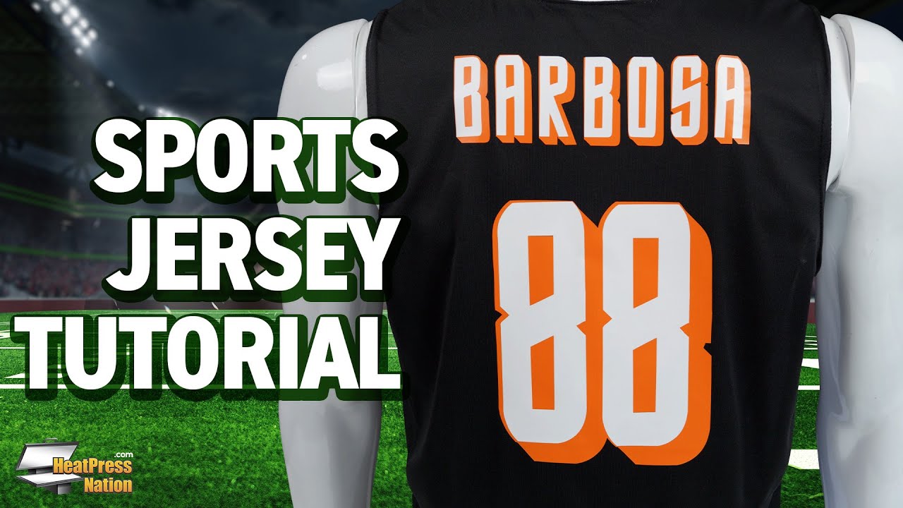 How to Press a Sports Jersey - YouTube