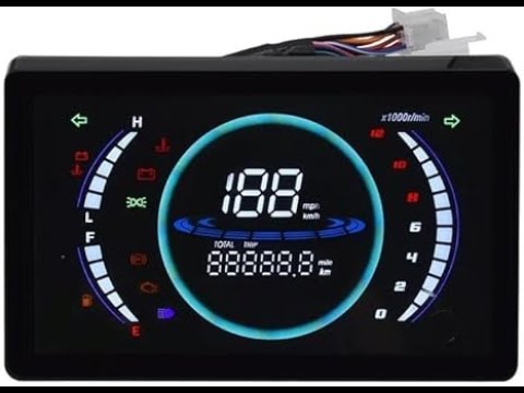 Aftermarket Speedometer Motorcycle Digital Tachometer Speedometer ...