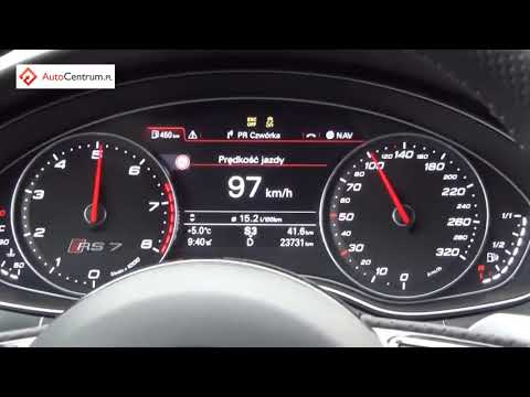 Audi RS7 Sportback V8 4.0 TFSI 560 PS - acceleration 0-100 km/h
