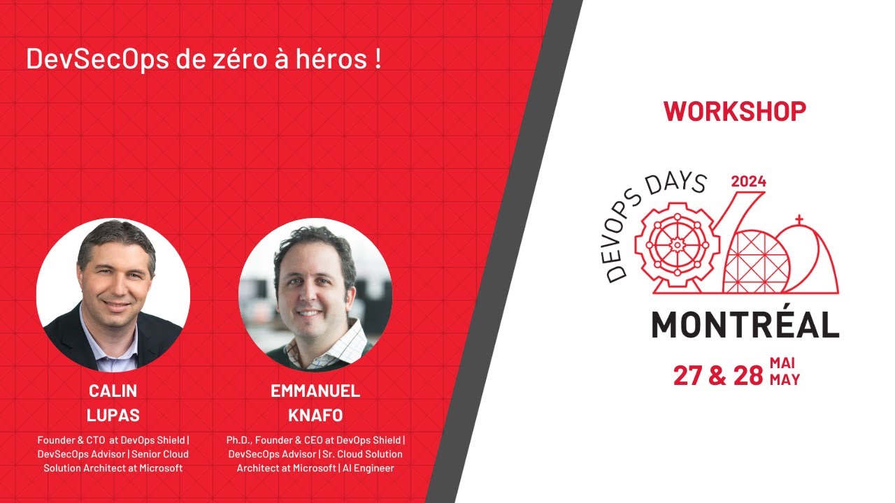 Calin Lupas, Emmanuel Knafo - DevSecOps de zéro à héros ! - YouTube