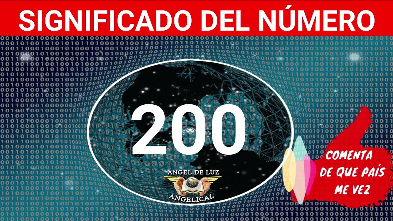 NUMEROLOGÍA🤍Significado del número 200 Numero 200 en lo espiritual🙏 ...