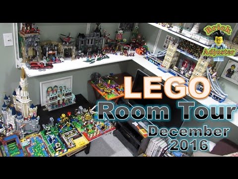 Lego Room Tour - Brick Adjuster - December 2016 - YouTube